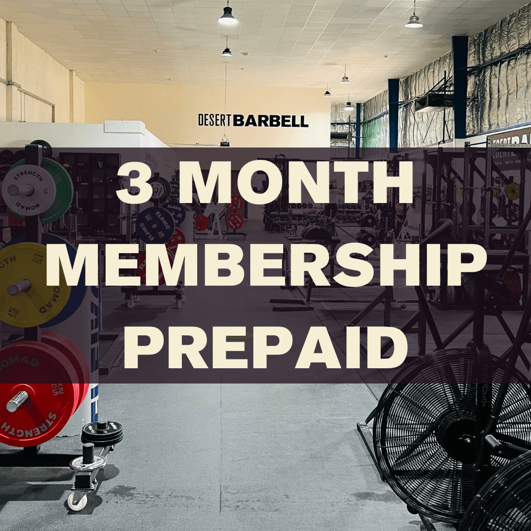 Individual Gym Membership Plans – Desert Barbell